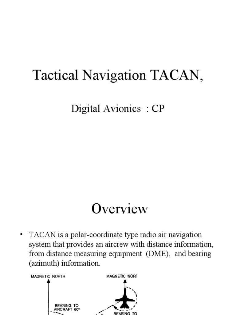 TACAN Antenna Navigation System Overview | PDF