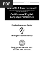 Michigan English Test MET: Sample Questions | PDF | Tests | Test ...