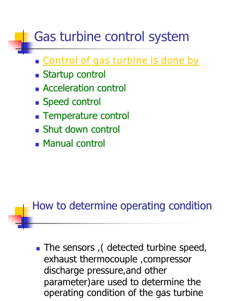 Gas Turbine Control | PDF | Control System | Turbine