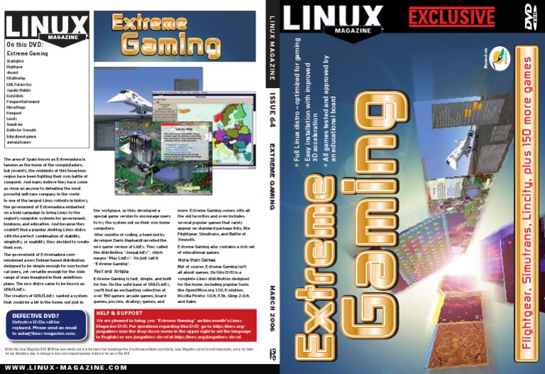 Linux Magazine DVD Inlay | PDF | Linux | Linux Distribution