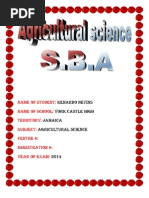 Agricultural Science Sba On Broiler | PDF | Chicken | Poultry Farming