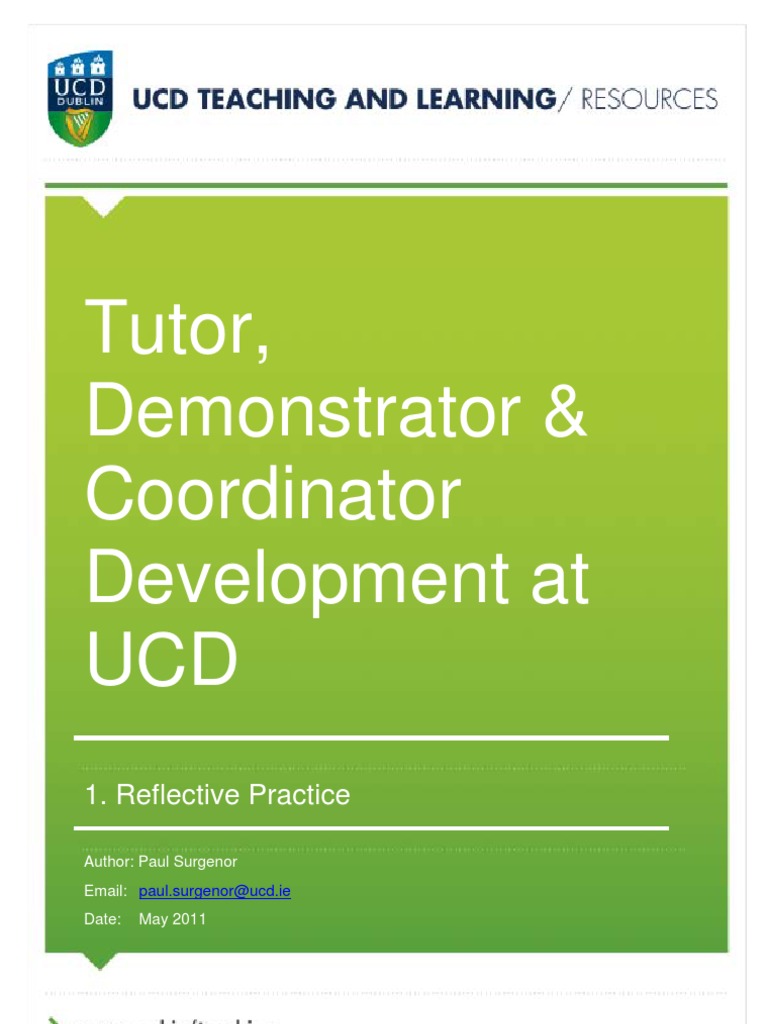 Reflective Teaching Practice | PDF | Reflective Practice | Thought