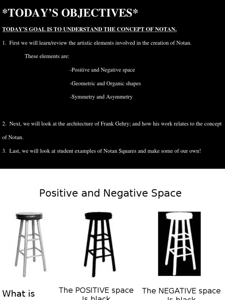 Negative Space Stool