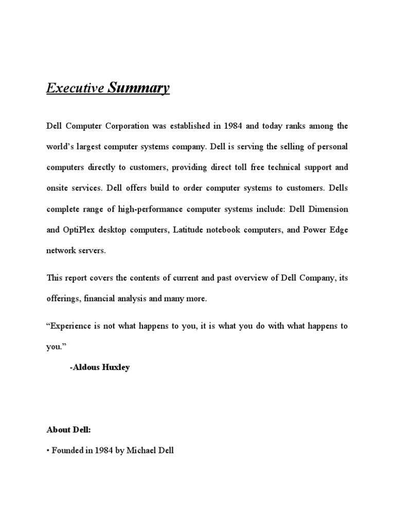 Promotional Strategy Of Dell Pdf Dell Strategic Management