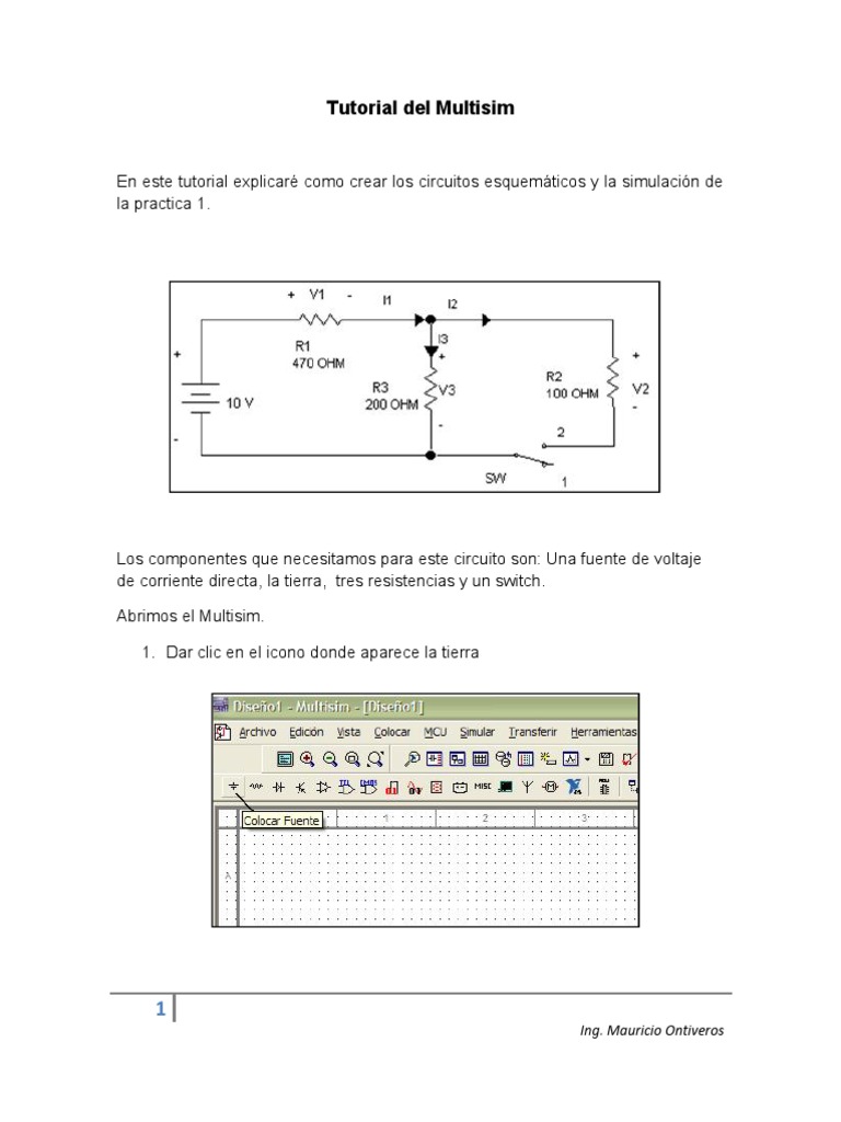 Tutorial Del Multisim | Resistor | Point and Click