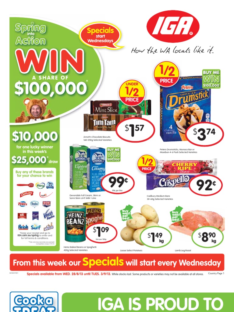 IGA Catalogue | PDF | Steak | Cakes