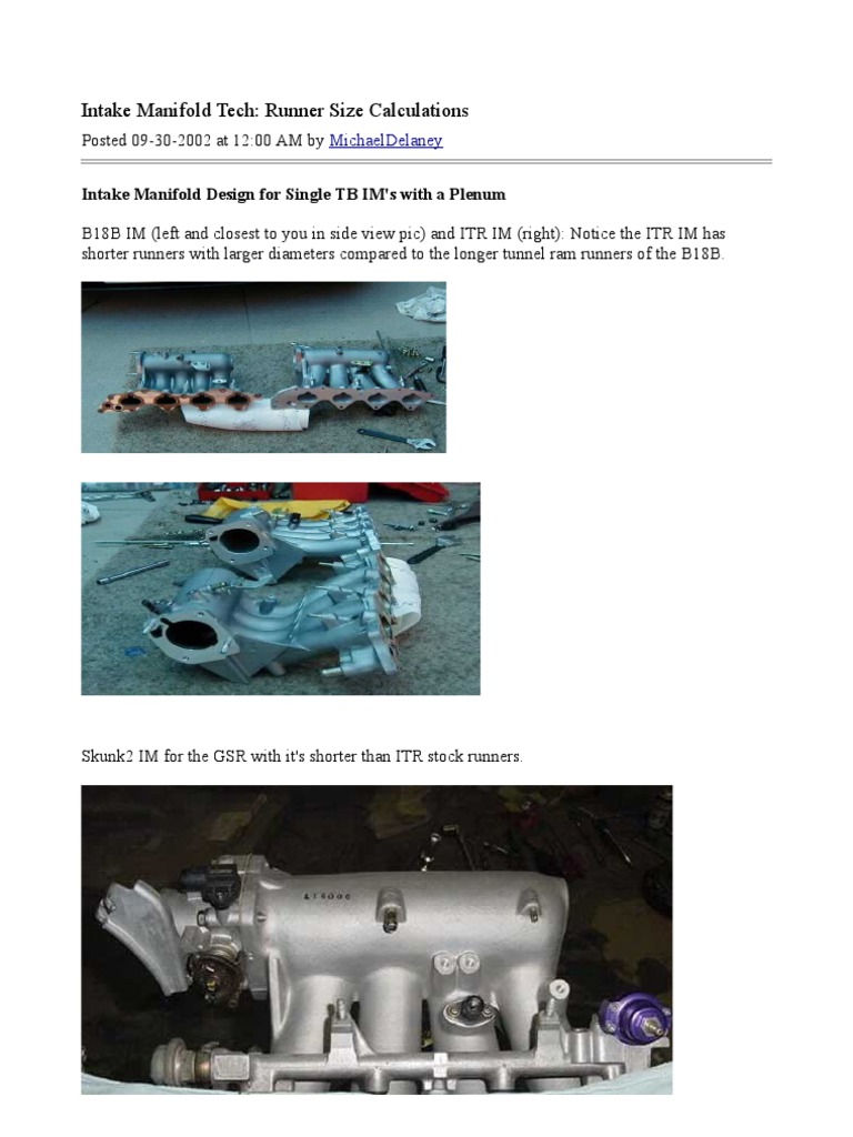 Intake Pulse Calculation | PDF | Turbocharger | Resonance