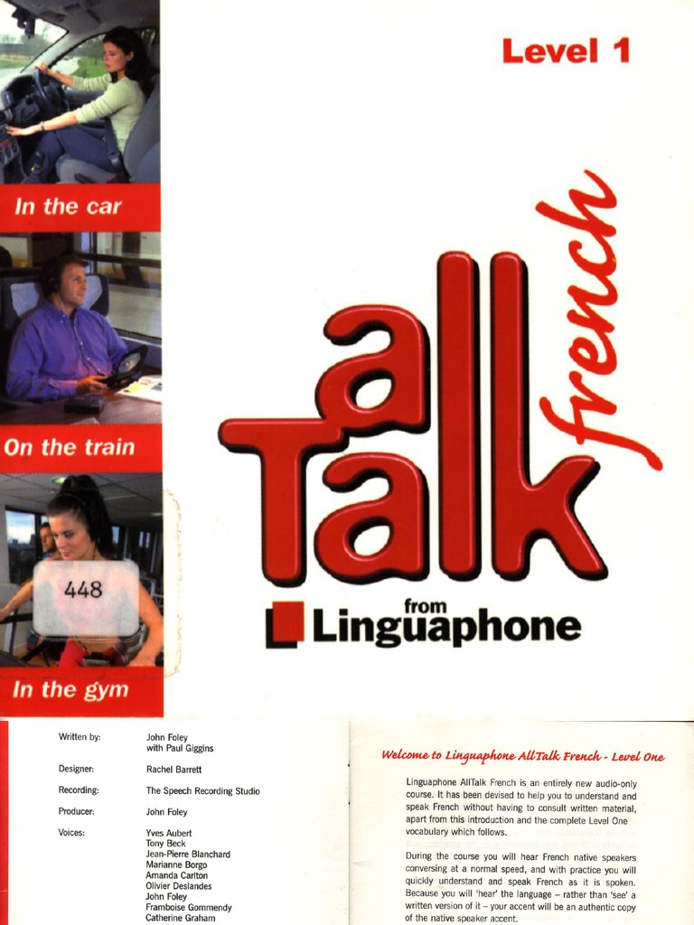 Linguaphone AllTalk French Level 1 Booklet | PDF