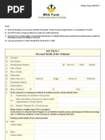 Third Party Claim Form Raf 1: Personal Details of Claimant | PDF ...