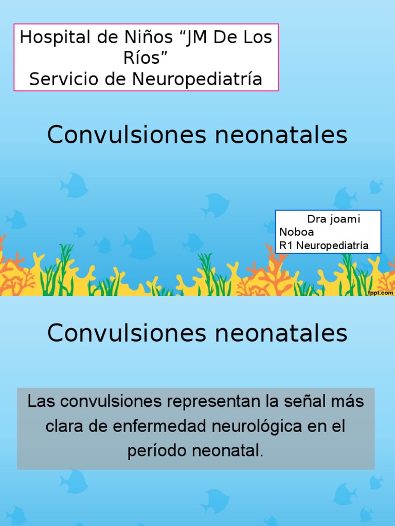 Convulsiones Neonatales | PDF