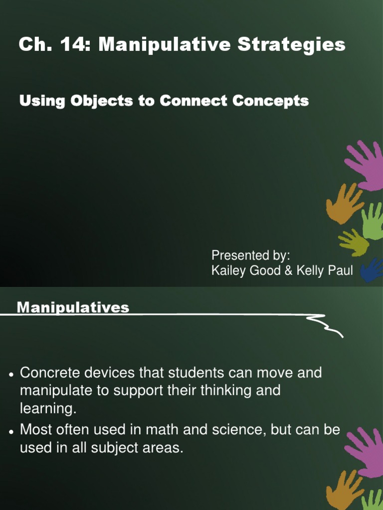 Effective Use of Manipulatives in Education | PDF | Career & Growth