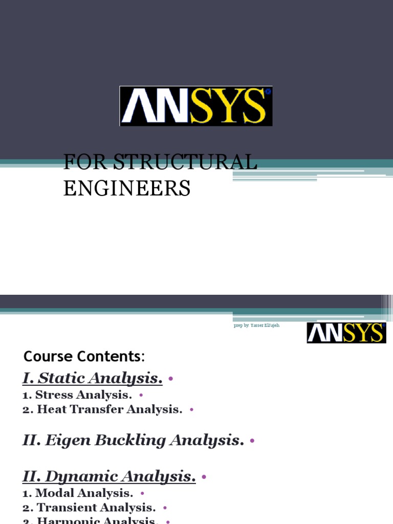 ANSYS Modal Analysis for Engineers | PDF | Normal Mode | Motion (Physics)