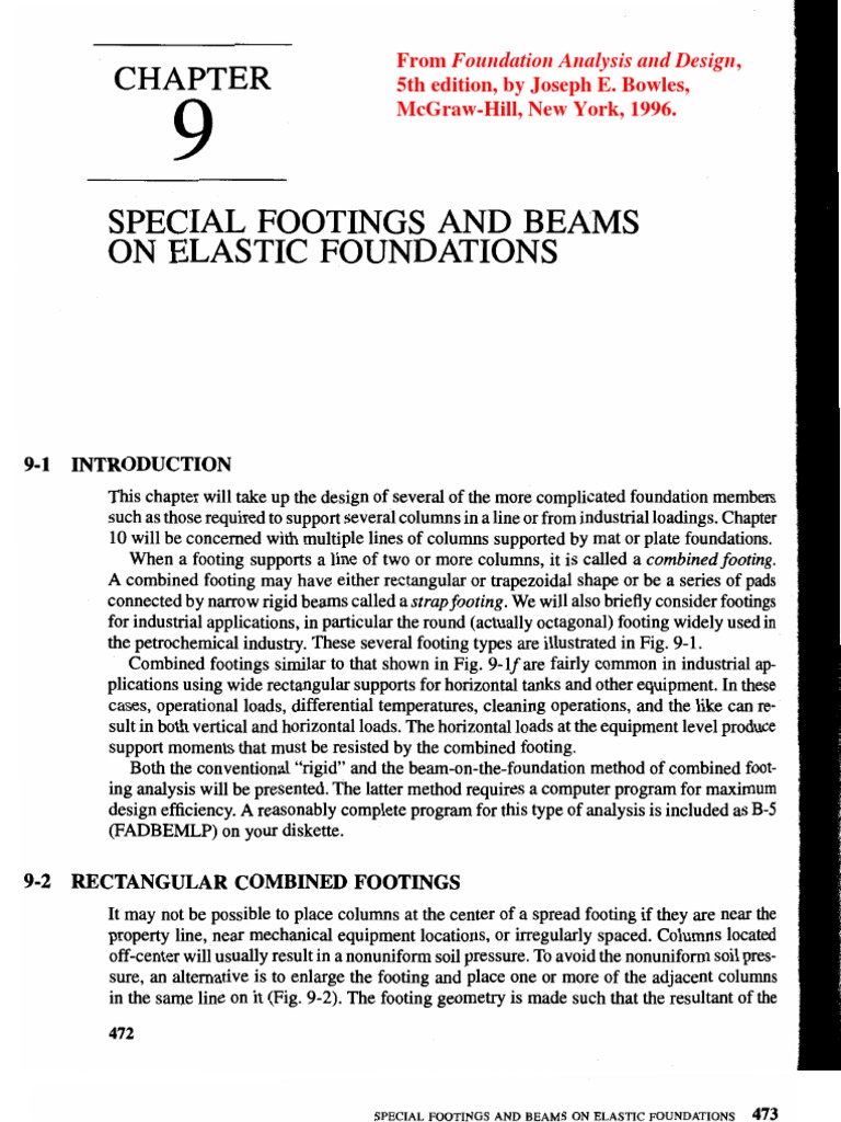 Foundation Analysis and Design Textbook Excerpt | PDF