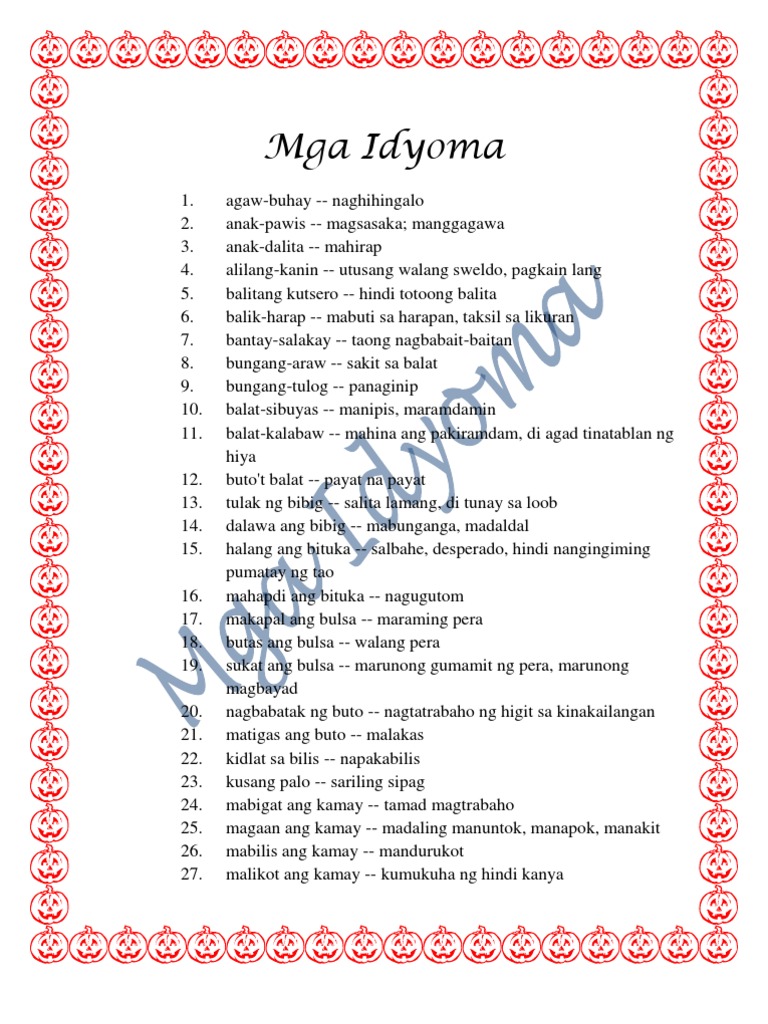 Mga Idyoma.docx