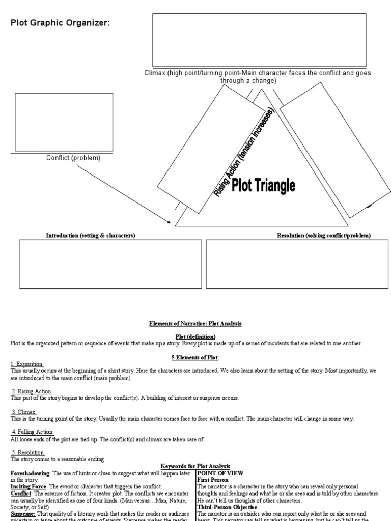 Plot Analysis Handout | PDF | Plot (Narrative) | Narration