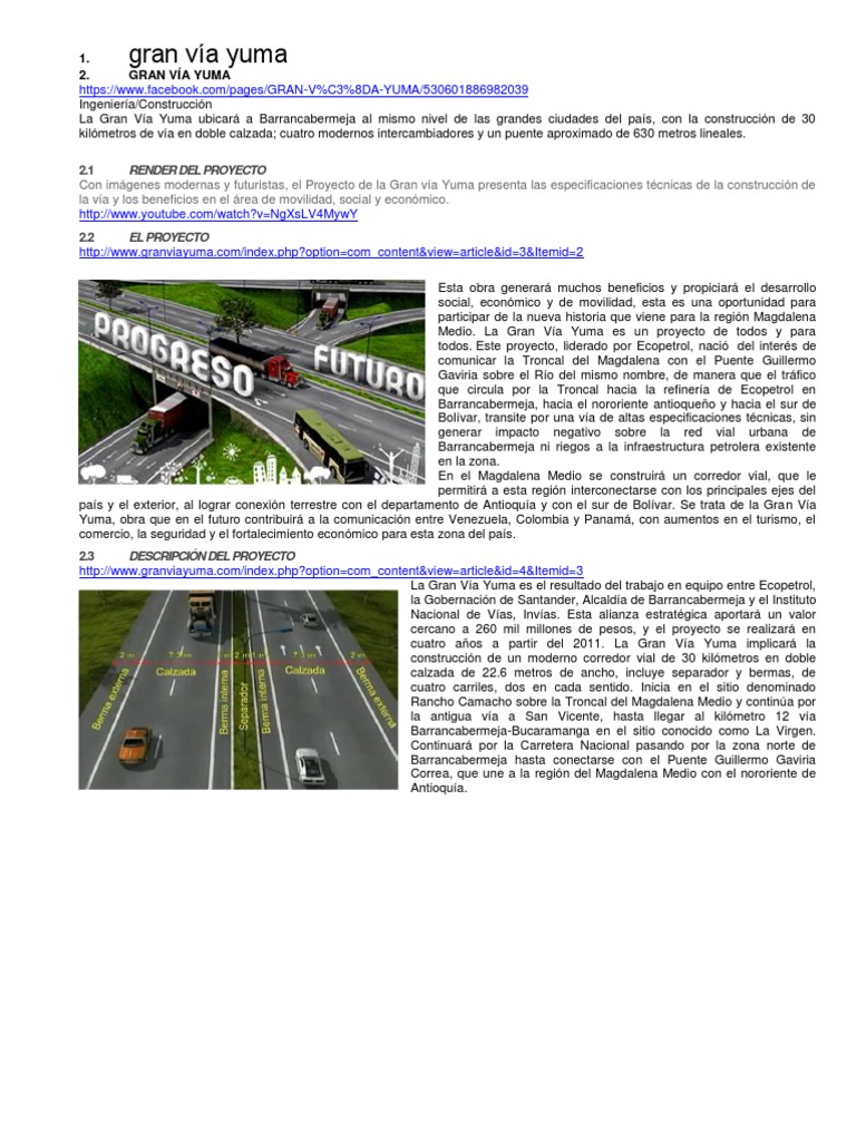 Gran Vía Yuma | PDF | Propiedad | Colombia