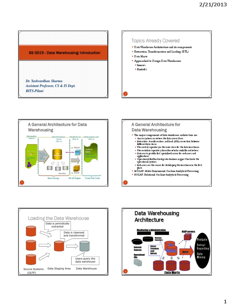 Data Warehouse Components | Download Free PDF | Data Warehouse | Metadata