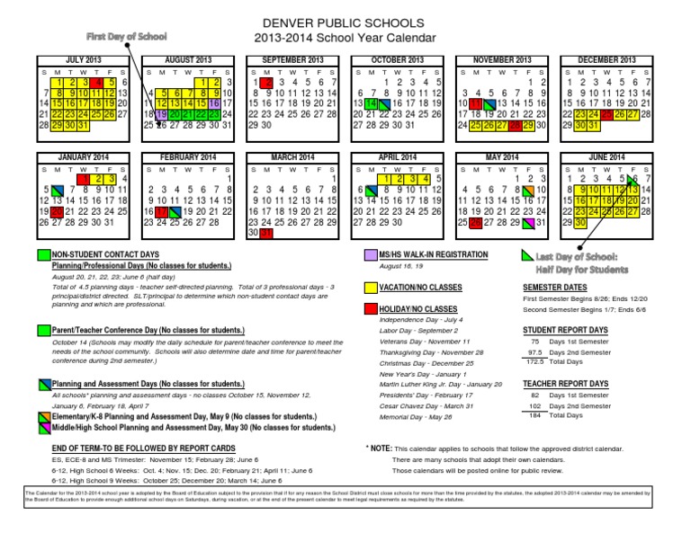 Calendario Escolar 2013 14 De Dps