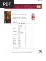 MCB Selection Chart | PDF | Voltage | Electricity