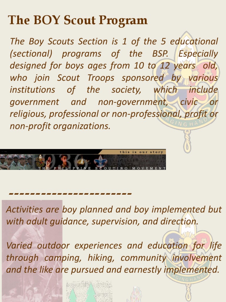 The BOY Scout Program | PDF