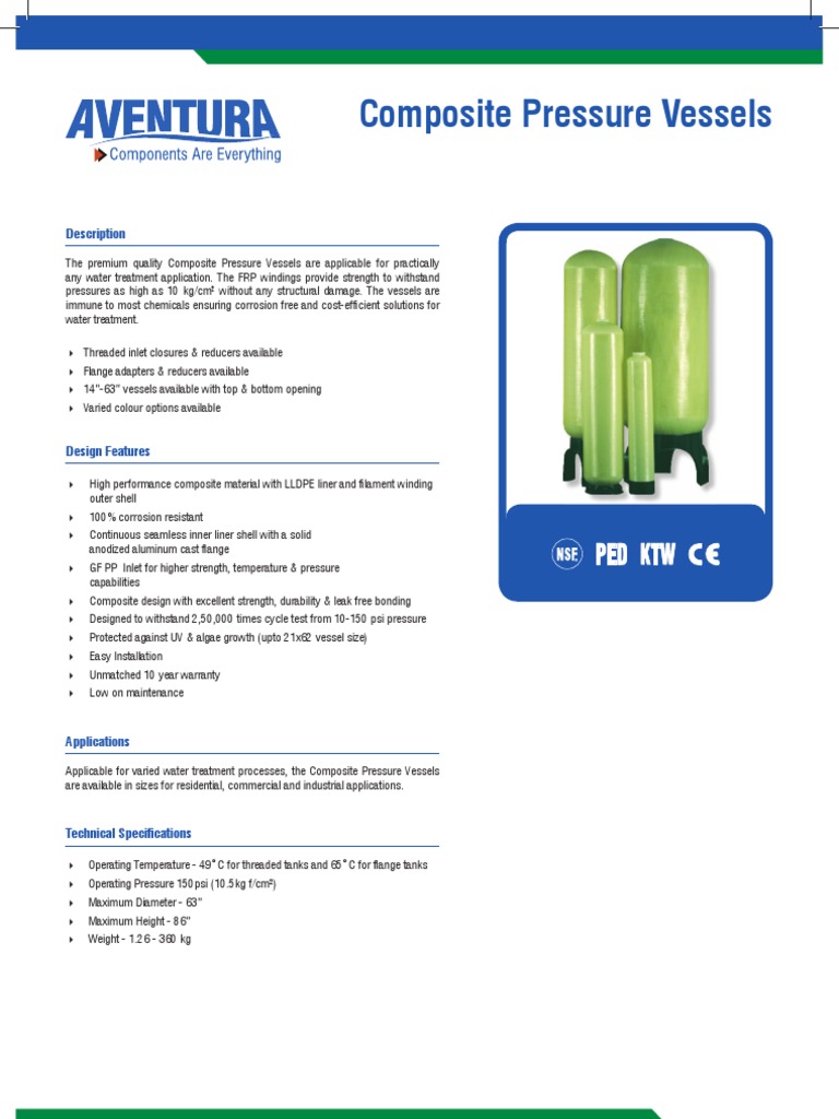 FRP Vessels | PDF | Fibre Reinforced Plastic | Pressure