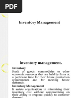 Inventory Management Notes | PDF