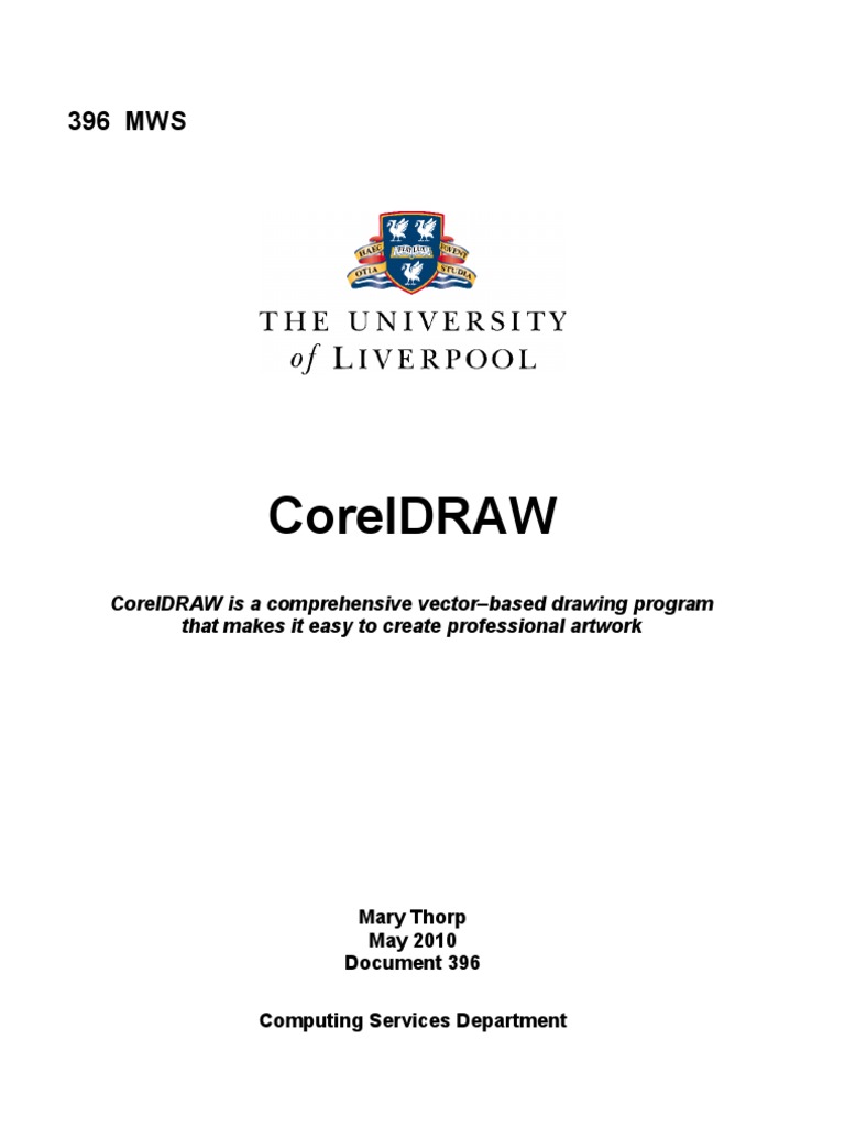 Corel Draw Tutorial | PDF | Shape | Printer (Computing)