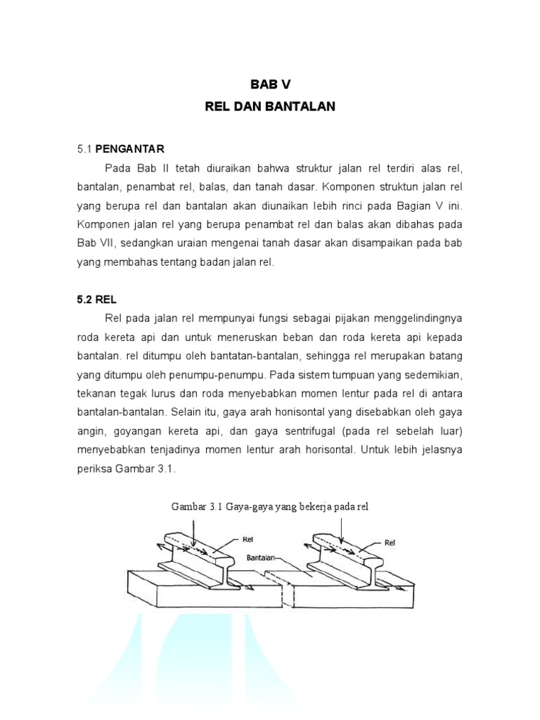 Rel Dan Bantalan | PDF