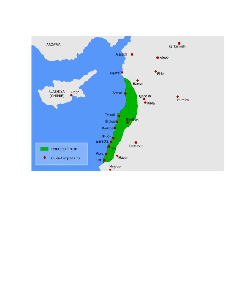 Mapas de Fenicia | PDF