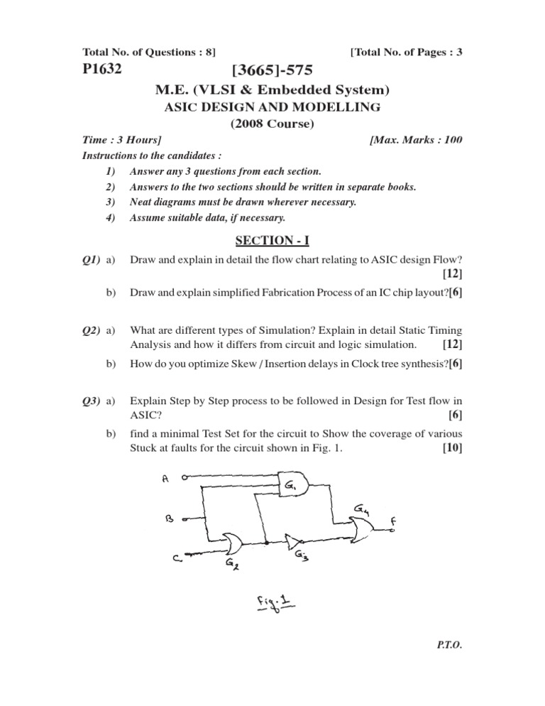 ASIC Question Paper | PDF