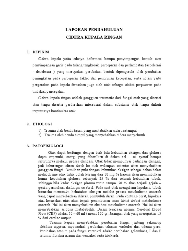 LP Dan Askep CKR | PDF