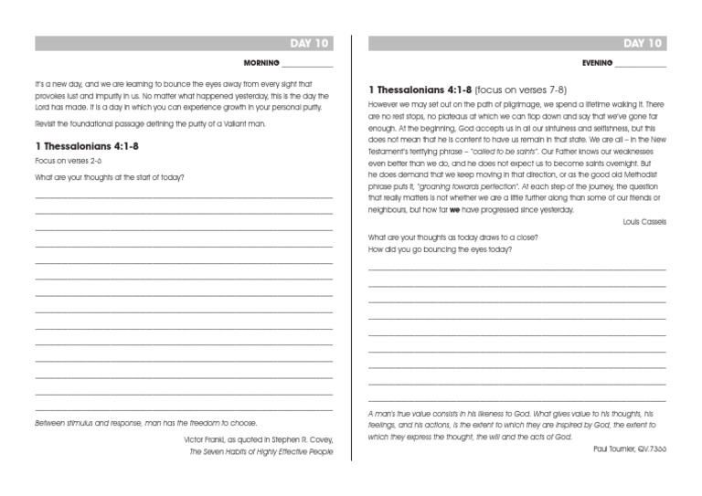 Valiant Man Day10 | PDF