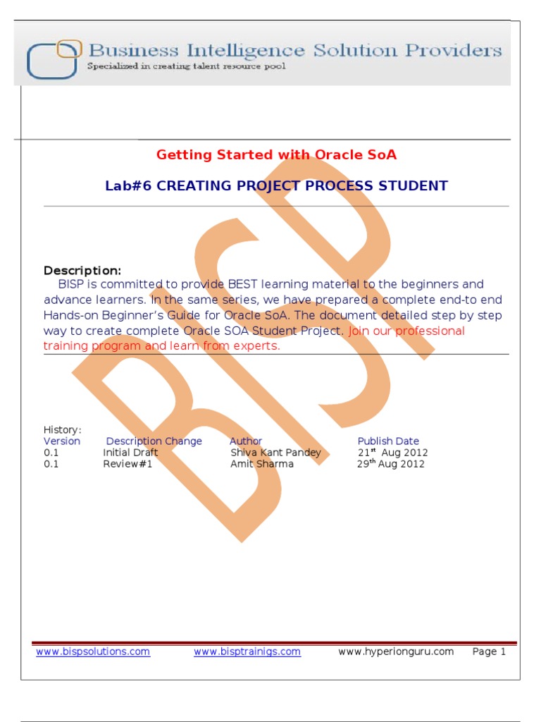Getting Started With Oracle SoA VI | PDF | Computer Programming | Software Architecture