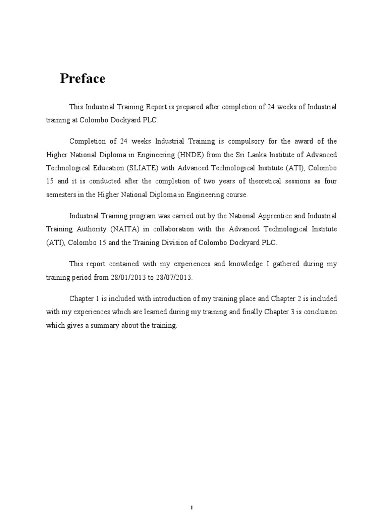 Acknowledgement And Preface Pdf Apprenticeship Academia