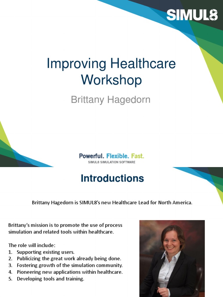 SIMUL8 Healthcare Designing New Spaces and Processes | PDF | Patient ...