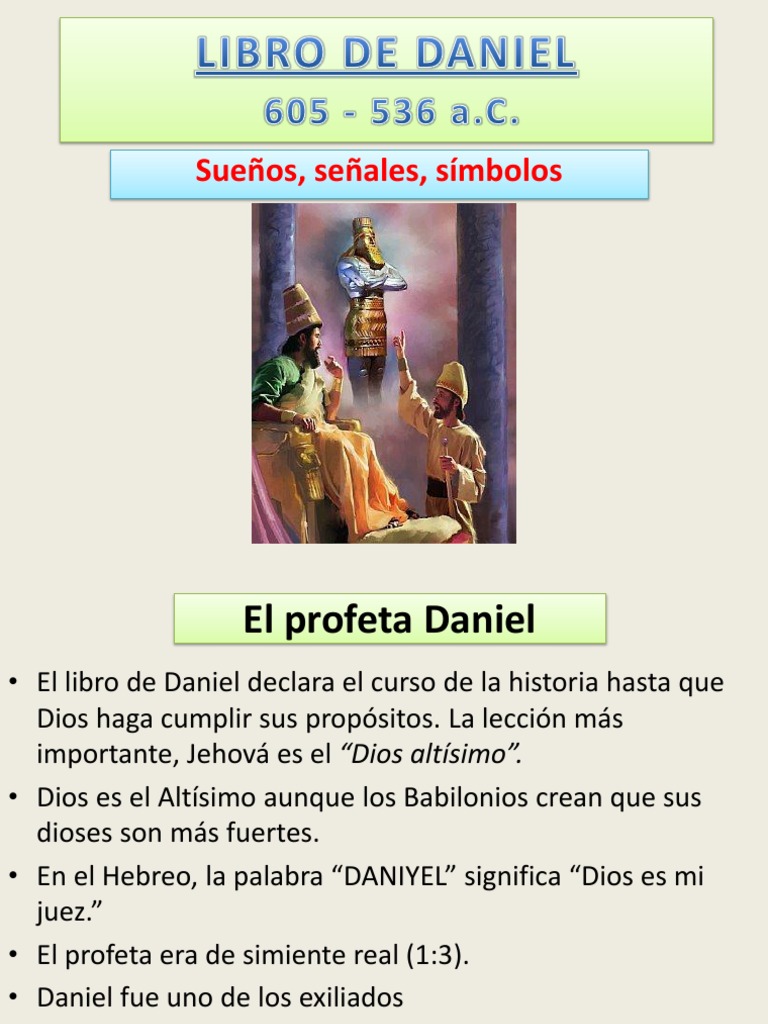 Daniel Cap. 1 Al 6 | Descargar gratis PDF | Daniel (figura bíblica ...