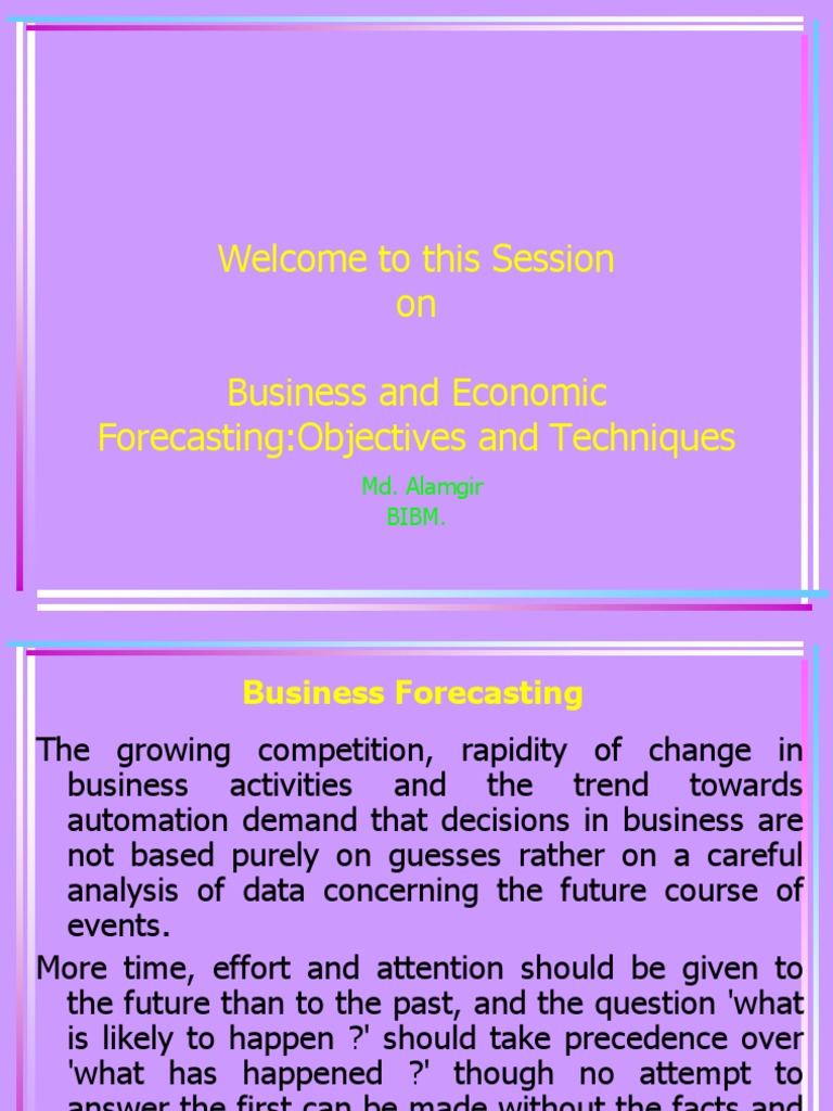 Business & Economic Forecasting | PDF | Forecasting | Cooperative