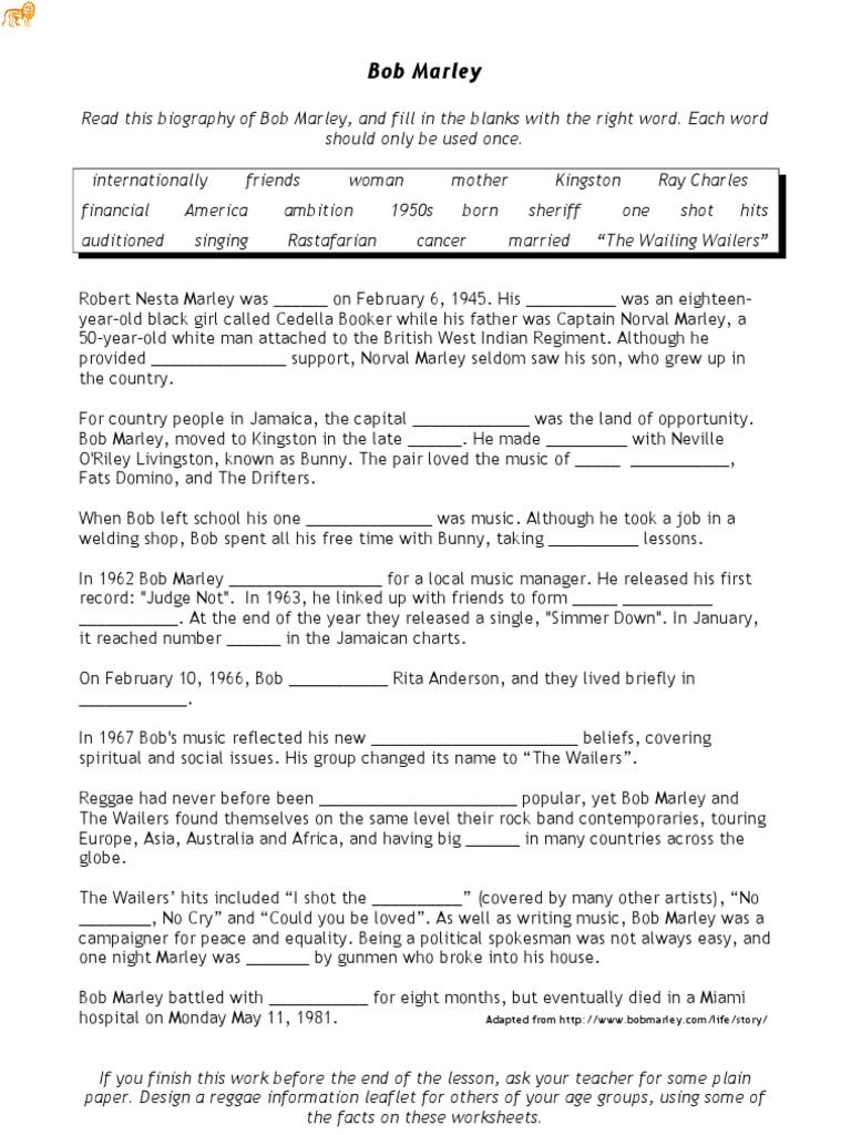 Bob Marley | PDF | Bob Marley | Reggae