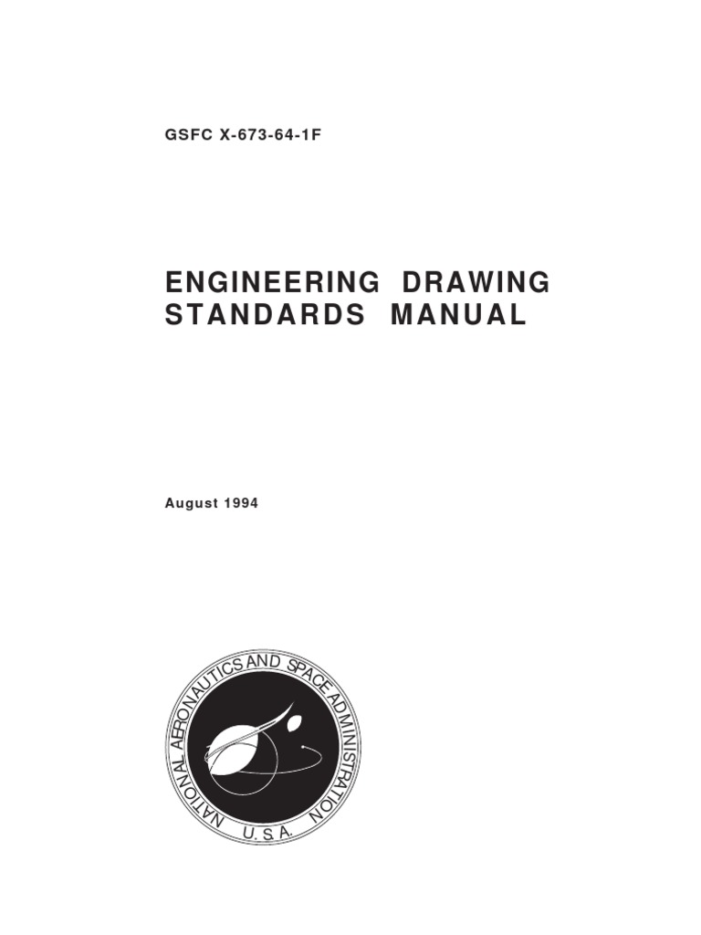 GSFC Engineering Drawing Standards Manual | PDF
