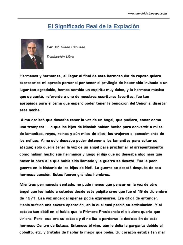 La Expiacion | PDF | Expiación en el cristianismo | Jesús