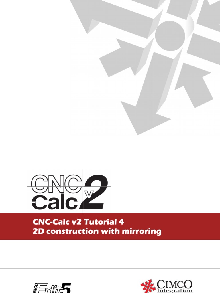 CIMCO CNC-Calc 2 Tutorial 4 | PDF | Angle | Point And Click