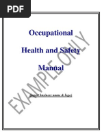 OSH Program Sample | PDF | Occupational Safety And Health | Personal ...