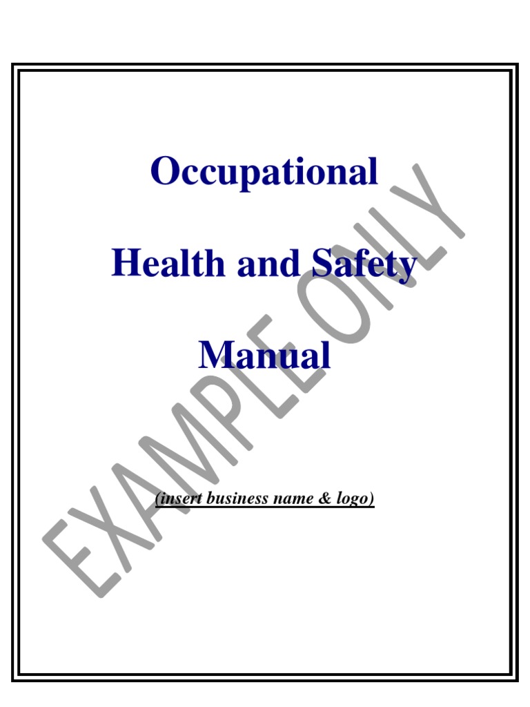 Ohs Manual Sample | PDF | Occupational Safety And Health | Competence ...