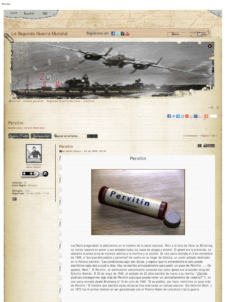 Pervitin | PDF | Wehrmacht | Drogas