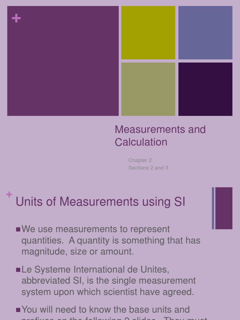 Chapter 2 Powerpoint | PDF | Units Of Measurement | Significant Figures