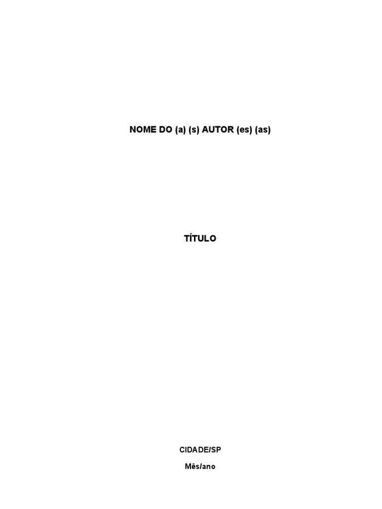 UNIARARAS TCC Template | PDF | Método científico | Metodologia