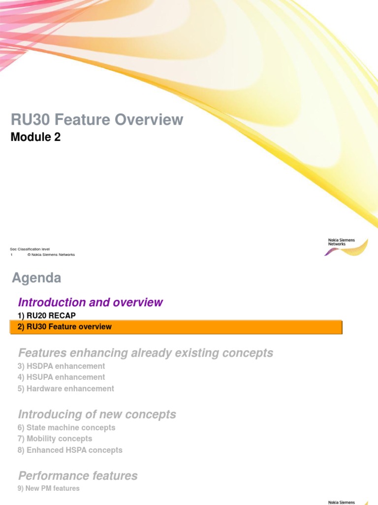 02 RN3008 RU30 RU30 Feature Overview E01 | PDF | High Speed Packet ...