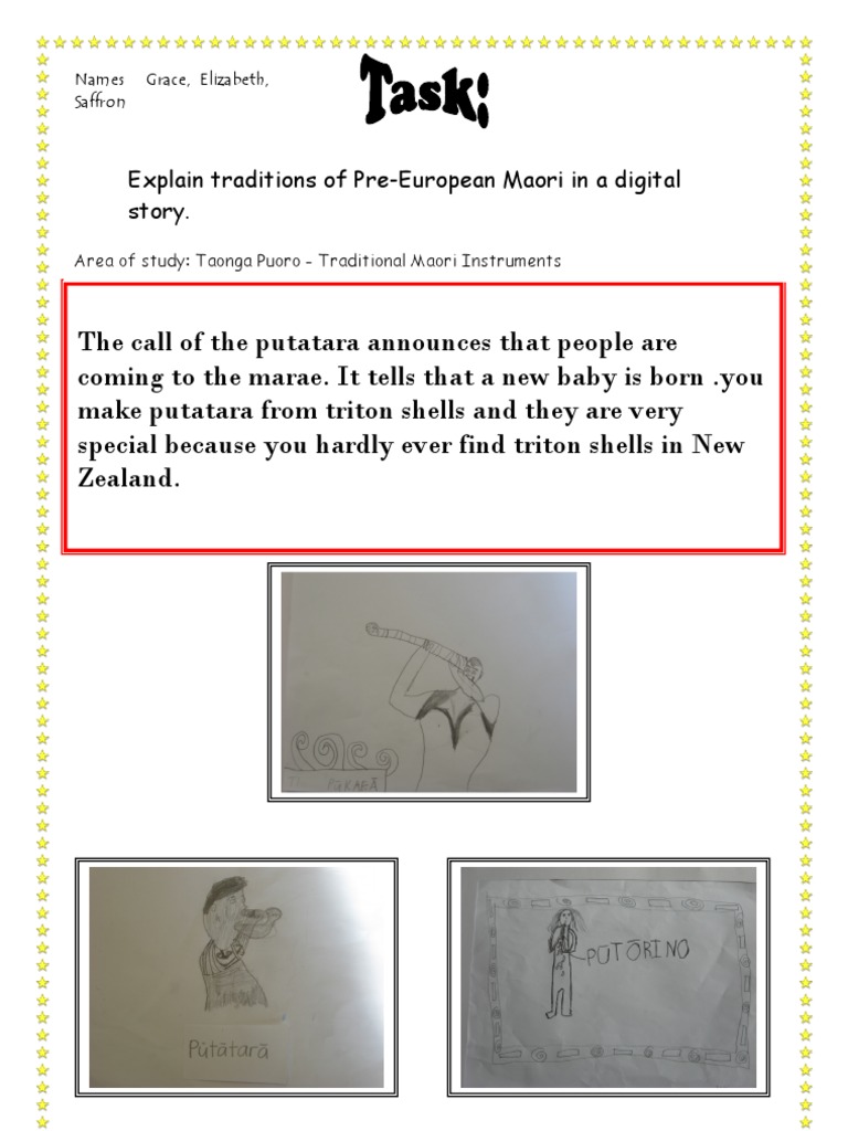 Putatara - Traditional Maori Instrument | PDF