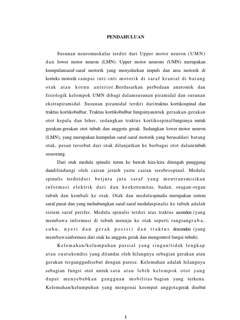 Perbedaan UMN Dan LMN | PDF