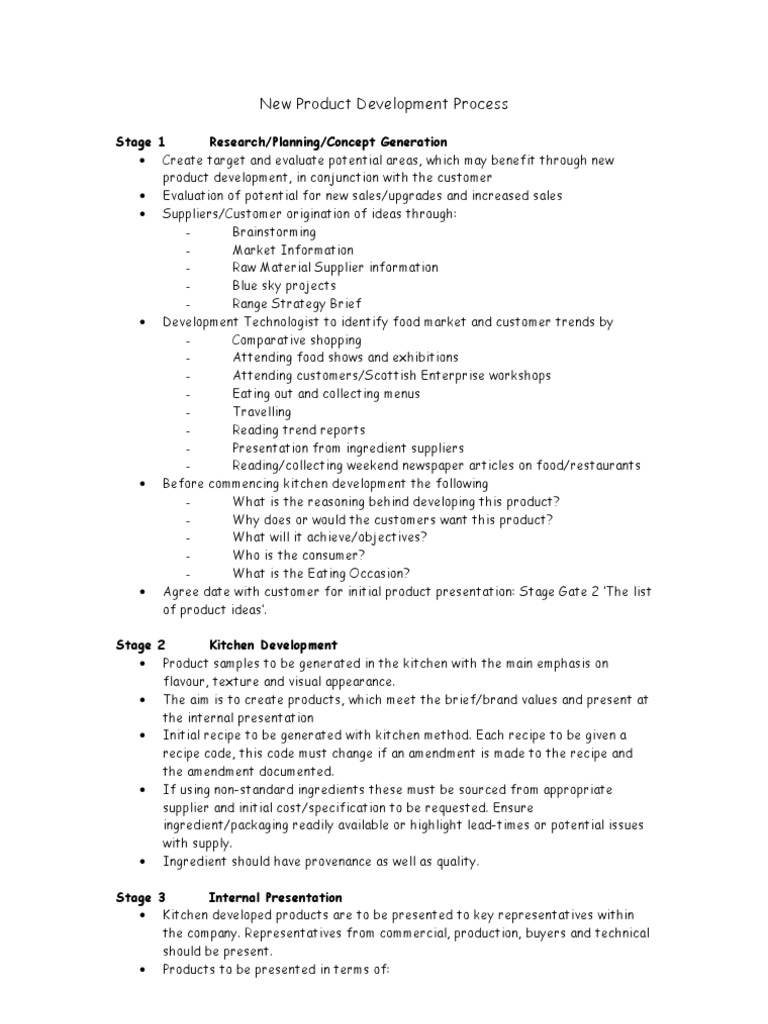 New Product Development Process | PDF | Product (Business) | Supply Chain